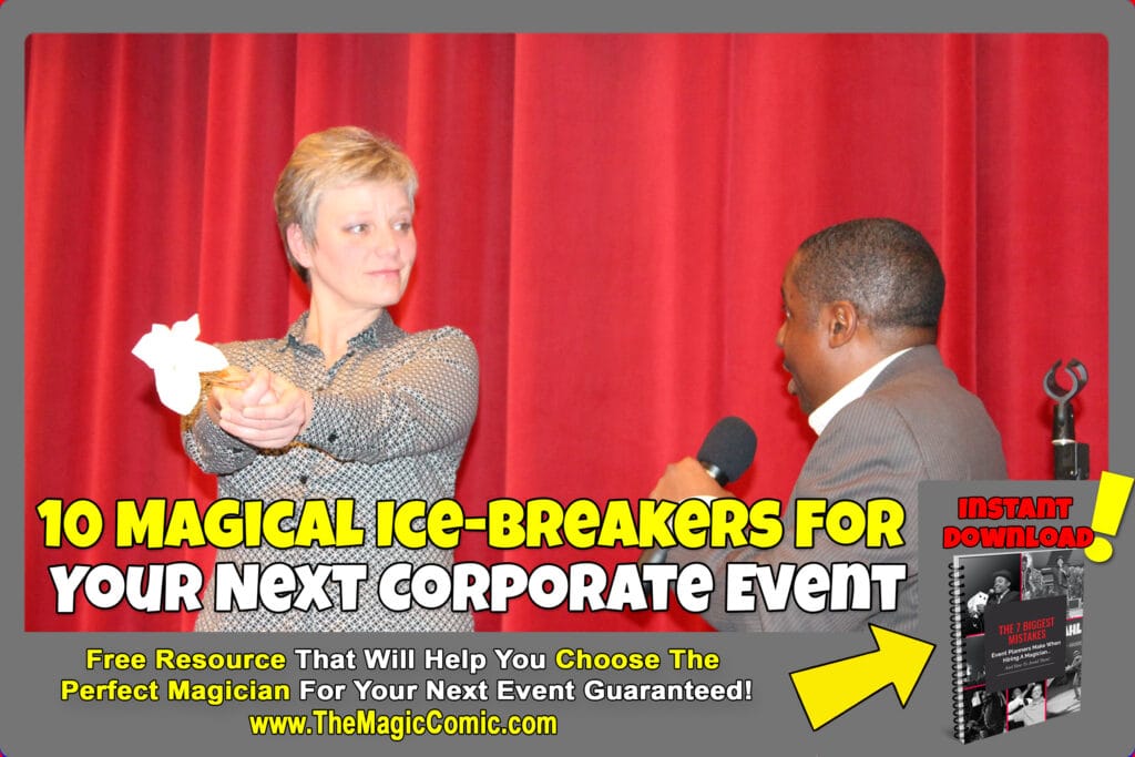 10 Magical Ice Breakers for Your Next Corporate Event - The Magic Comic